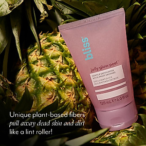 Bliss Jelly Glow Peel™ Gentle Non-Abrasive Cleanser and Exfoliator With Fruit Enzymes - 4 Oz - Nourishes and Hydrates Skin - Clean - Vegan & Cruelty Free