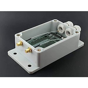 qBox DIY IOT Enclosure Plus Kit (Two SMAs), IOT Enclosure for Arduino MKR Feather ESP32 Cellular LoRa WiFi Board, Waterproof IP65 Enclosure with Glands, prototyping PCB connectors Set and Two SMAs