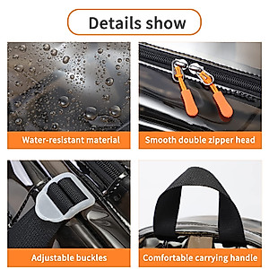 TINYAT Heavy Duty Transparent Clear backpack See Through Clear Bag for School, Concerts, Sports, Travel and Daily Use, T9051