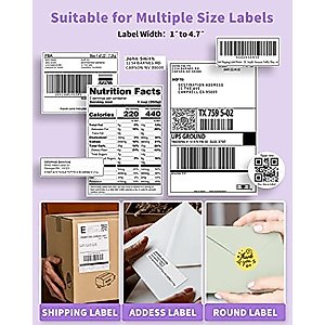 Phomemo 4x6 Shipping Label Printer for Small Business - High Speed Thermal Label Maker Work with Windows,Mac,Linux&Chrome OS, Direct Thermal Printer Support Shipping, Barcode, Household Label and More