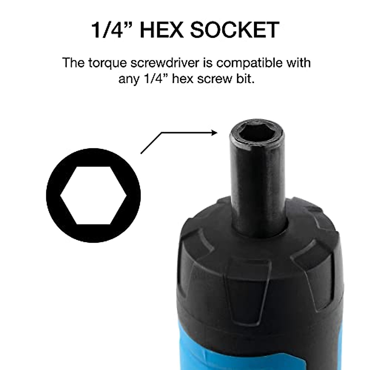 Neiko 10574A 1/4” Drive Torque Wrench Screwdriver Set, 30 Pieces of S2 Steel Philips, Hex, Slotted, and Torx Bits, 10 to 60 Inch-Pounds Torque Adjustment Range, Firearms Accurizing and Gunsmithing