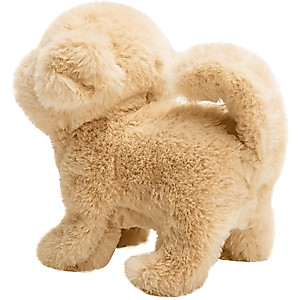 SANGKN Toy Dog, Toy Dogs That Walk and Bark, Puppy Toys for Kids, Battery Realistic Barking Dog Toy Walking Electronic Pets Girls(Golden Retriever)