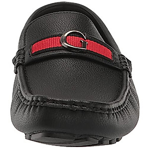 Guess Men's AUROLO Driving Style Loafer, Black 001, 12