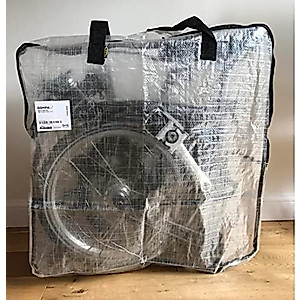 Ikea DIMPA 3 pcs Extra Large Storage Bag, Clear Heavy Duty Bags, Moth and Moisture Protection Storage Bags