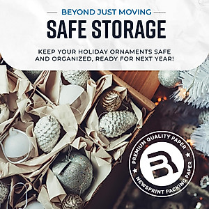 Packing Paper Sheets for Moving - 10lb - 320 Sheets of Newsprint Paper - Must Have in Your Moving Supplies - 27" x 17" - Made in USA