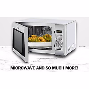 Cuisinart CMW-200 Convection Microwave Oven with Grill 1.2 Cu Ft Brushed Stainless Bundle with 1 YR CPS Enhanced Protection Pack