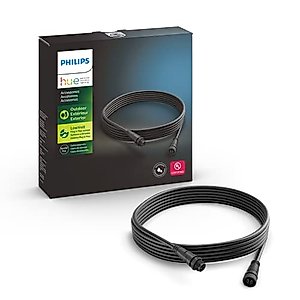 Outdoor Low Voltage Extension Cable for Calla, Econic and Lily Outdoor Lights, 16.4ft (Requires Hue Hub & Power Source)