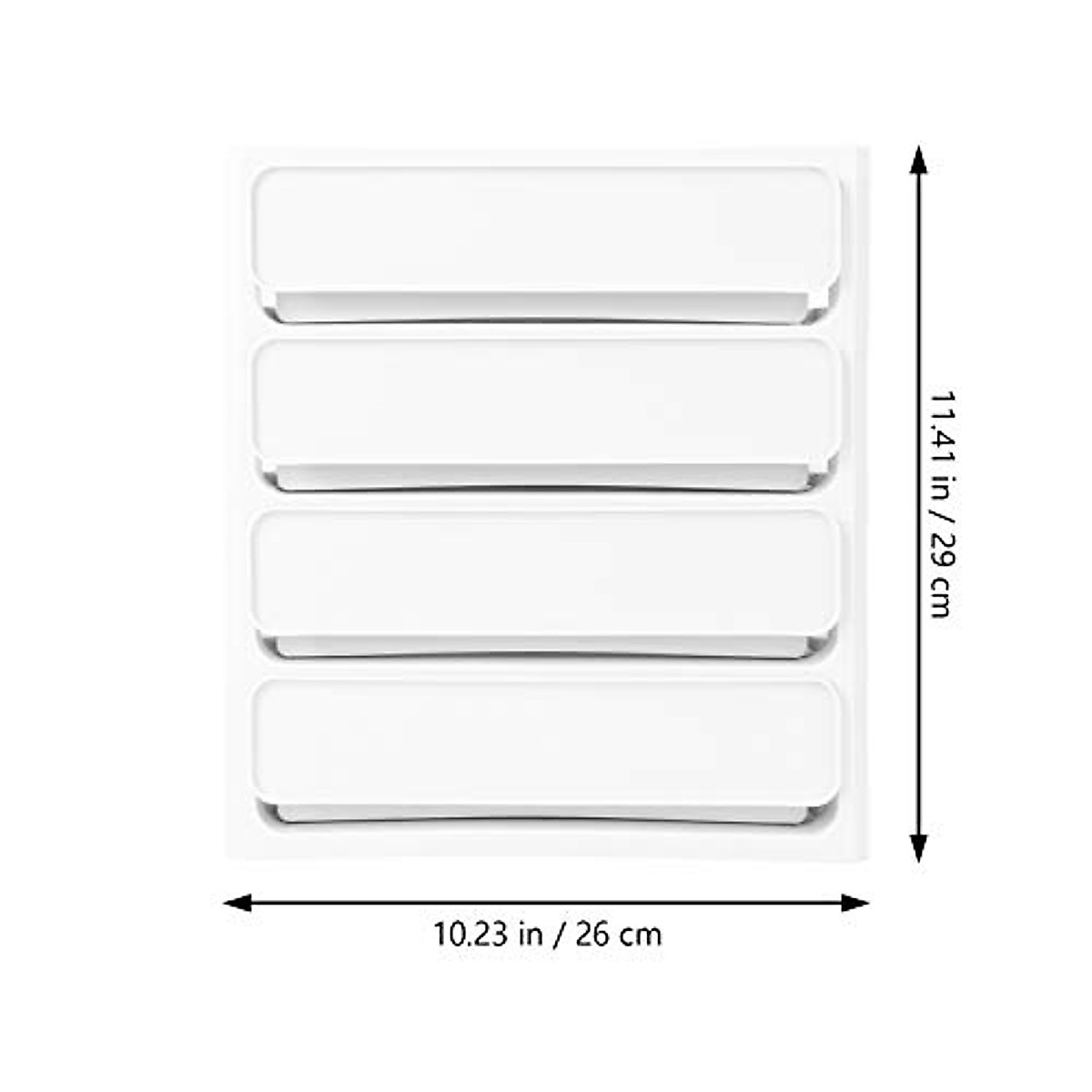Cabilock Desktop Storage Drawer 4 Tier Desk Organizer Multi Functional Personal Organizer Mini Sliding Drawers Heavy Duty Plastic Containers for Storing Jewelry Makeup Arts Craft Stationery White