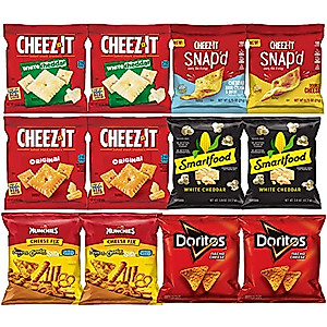 Cheese Crackers and Cheese Snacks Variety Pack Assortment Sampler Bulk Care Package (36 Count)