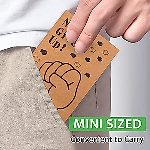 Feela 30 Pack Kraft Notebook, 15 Different Designs 80 Lined Pages A6 Journal, 4.1 X 5.8 Inches Cute Mini Pocket Notebooks and Journals for Women Travelers Girls Students Making Plans Writing Memos