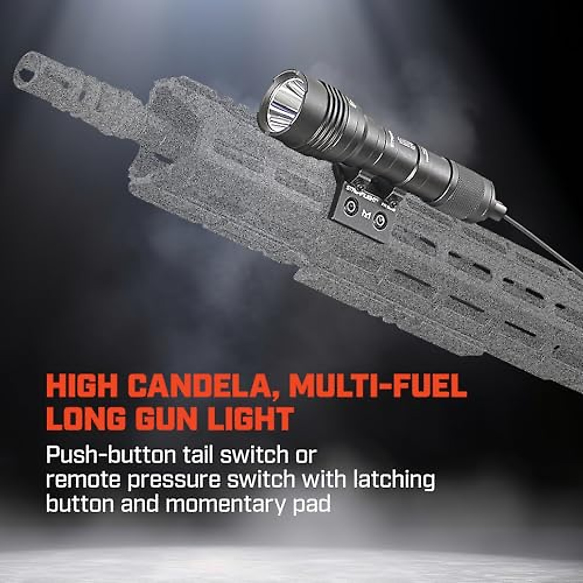 Streamlight 88071 ProTac Rail Mount HL-X USB 1000-Lumen Rechargeable Multi-Fuel Weapon Light with USB Battery and Cable, Remote Switch, Tail Switch, and Clips, Box, Black