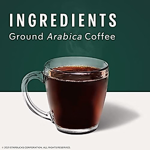 Starbucks Ground Coffee—Medium Roast Coffee—House Blend—100% Arabica—1 bag (18 oz)