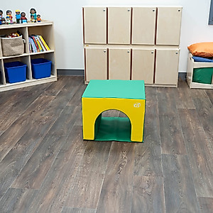 Children's Factory Crawl Through Soft Play Tunnel, Foam Indoor Toddler/Baby Climbing Toys, Baby Crawling Toy for Playrooms/Homeschools/Classrooms