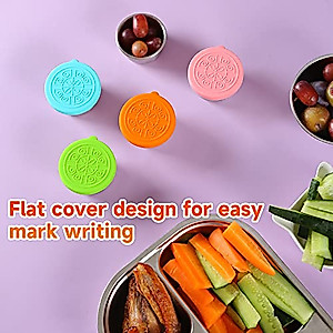 LEGELITE 10 Pack Salad Dressing Containers To Go, 1.6 oz Reusable Small Condiment Containers with Lids, Stainless Steel Condiment Cup, Dipping Sauce Cups Container for Lunch