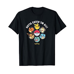 Pokémon - Gotta Catch Em All Group T-Shirt