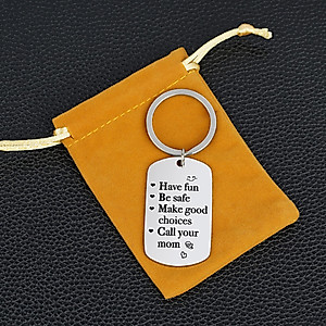 16 18 Year Old Gifts Boys Girls College Fun Birthday Gifts For 18 Gift 16Th Boys Girls Call Your Mom Gifts For Son Daughter Keychain College Dorm Room College Student Room Teenage