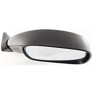 Kool-Vue Mirror Set of 2 Compatible with 1997-2001 Jeep Cherokee Driver and Passenger Side Manual Folding, Textured Black, Manual Glass