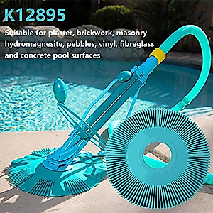 Funmit K12896 Pool Cleaner Pleated Seal K12894 K12895 Replacement for Pentair Kreepy Krauly K70400 K70405 360040 360048 360042