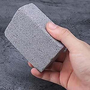 Barbi-Q Grill Cleaning Bricks - Grill Stone Magic Stone Block Pumice Griddle Cleaner Brick Cleaner for BBQ Grills Racks Flat Top Grill Pool Toilet Cleaner - (Pack of 4)