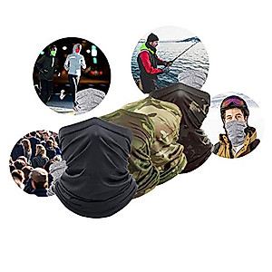 RFLORAL Neck Gaiter Outdoor Breathable Face Mask for Men UV Protection Bandanas