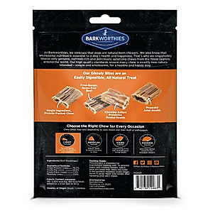 Barkworthies Halloween Ghouly Gullet Bites – All Natural Beef Gullet Bite Dog Chews for Small Dogs