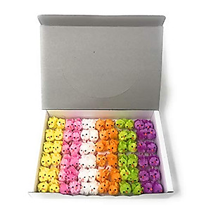 Funiverse Bulk 72 Pack Chenille Chick Baby Shower or Easter Decoration Assortment