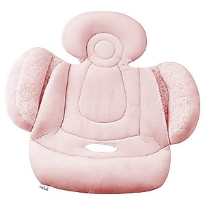 Beisto Baby Stroller Protection Cushion Car Seat Cushion Head and Body Support Pillow Double-Sided Protection Pillow for Newborn, Pink, One Size