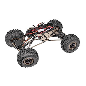 Redcat Racing Everest-10 Electric Rock Crawler with Waterproof Electronics, 2.4Ghz Radio Control (1/10 Scale), Red/Black
