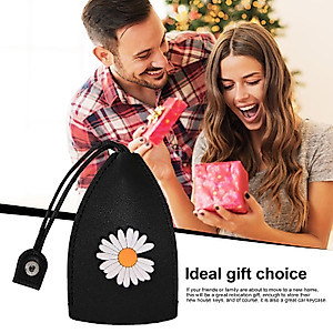 Pull Out Key Case, Portable Car Key Bag, Cute Pu Leather Keychain Pouch, Protective Key Holder Hook, Key Sleeve for Preventing Keys from Scratching Your Belongings Including Cosmetics Mobile Phones