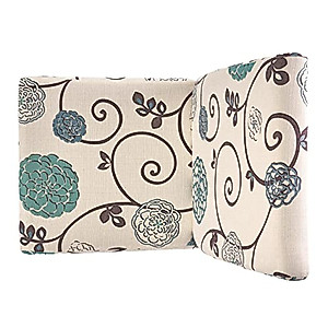 Christopher Knight Home Pertica Fabric Dining Chairs, 2-Pcs Set, Polyester White And Blue Floral