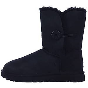 UGG Women's Bailey Button II Boot, Black, 8
