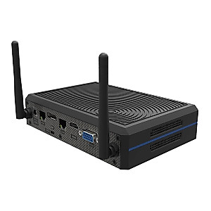 AZULLE Byte4 Pro Mini Desktop Computer with PoE Module, Intel Celeron J4125 2GHz, 4GB RAM, 64GB SSD, Windows 10 Pro, Free Upgrade to Windows 11