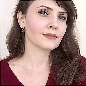 S925 Sterling Silver Freshwater Cultured Pearl Dangle Drop Earrings for Women AAA+ Quality 8mm Black Pearl Women's Earrings