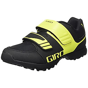 Giro Berm Cycling Shoe - Men's Black/Citron Green 47