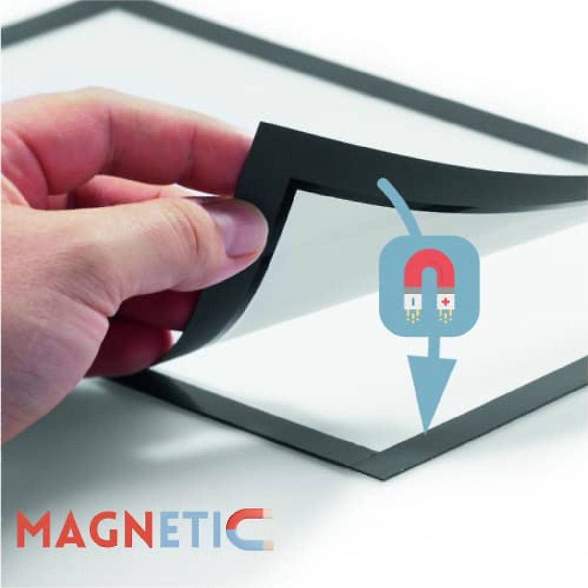 Hibah 2 Pack Diamond Painting Frames, Frames for 30x40cm/12x16in Diamond Painting Canvas, Self Adhesive Diamond Magnetic Art Frame, Frames for Wall Window Door