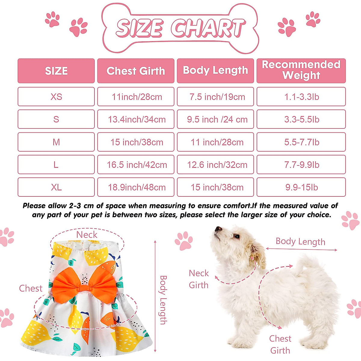 5 Pieces Dog Clothes Girl Dog Dresses Small Floral Puppy Dresses Pet Dog Princess Bowknot Dress Cute Doggie Summer Outfits for Yorkie Female Cat Small Pets, 5 Styles(Cute Style,X-Small)