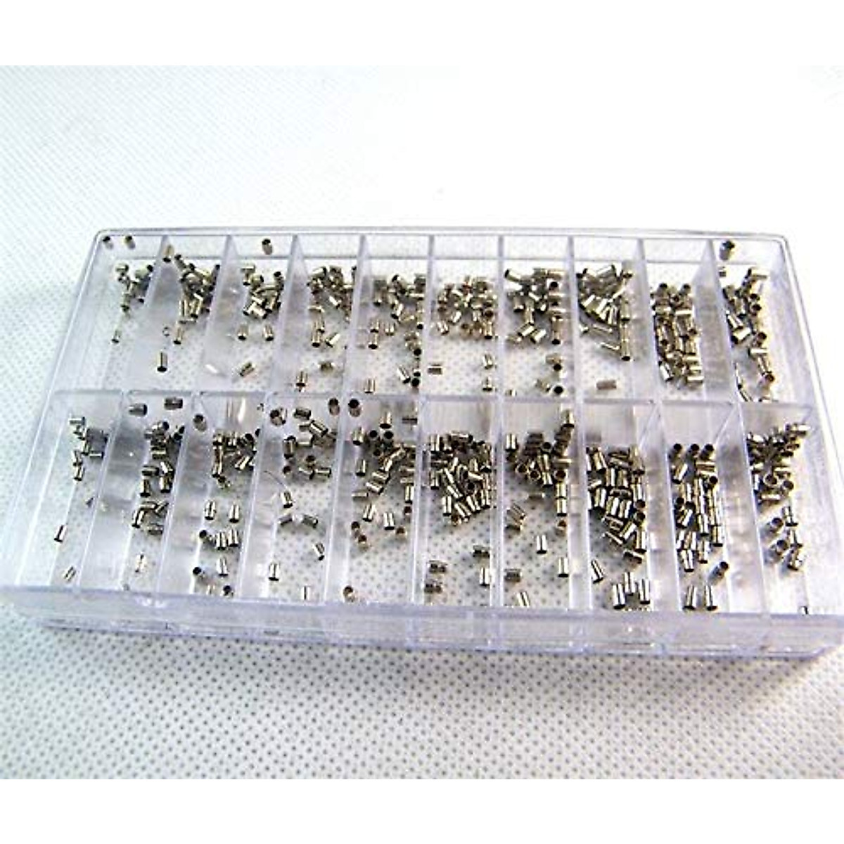 Tool Parts 1 Box Mixed Size Watch Crown Tubes Pipes Set Assortment Repair Tools Part for Watchmaker