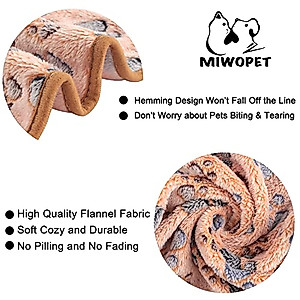 3 Pack Cat and Dog Blanket - MIWOPET Soft & Warm Fleece Flannel Pet Blanket, Great Pet Throw for Puppy, Small, Medium& Large Dog (Small)