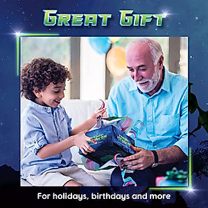 Cosmic Kick The Can: Glow in The Dark Outdoor Night Games for Kids | Ages 5+, 4-12 Players | Glow in The Dark Toys | Light Up Outdoor Toys for Kids 8-12 | Gifts for Boys 8-12+ | Sports & Outdoor Play