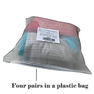 NEVSNEV 4pairs 70% Merino Warm Wool Women Crew Socks - Hiking Outdoor Athletic Thermal Thickening Cushion 9-11