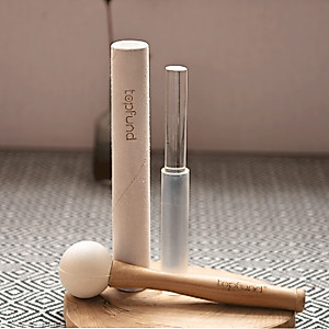 TOPFUND Handcrafted 440 Hz Green F Note Crystal Singing Bowl 10 inch for Heart Chakra with Heavy Duty Carrying Case and Suede Striker