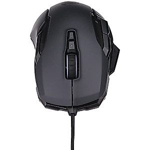 ROCCAT Kone AIMO Remastered PC Gaming Mouse, Optical, RGB Backlit Lighting, 23 Programmable Keys, Onboard Memory, Palm Grip, Owl Eye Sensor, Ergonomic, LED Illumination, Adjustable to 16,000 DPI-Black