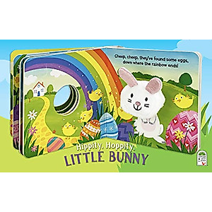 Hippity, Hoppity, Little Bunny - Finger Puppet Board Book for Easter Basket Gifts or Stuffer Ages 0-3