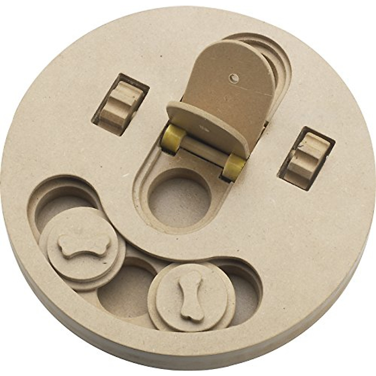 Ethical Pet Interactive Seek-A-Treat Flip 'N Flap Bone Dog Toy Puzzle That Will Improve Your Dog's IQ. Specially Designed for Dog Training Treats., Multicolor; 1.65 pounds (5652)