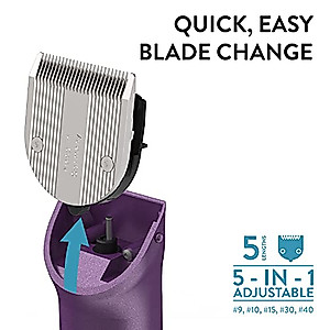 WAHL Professional Animal Purple ARCO SE Cordless Pet Clipper Kit