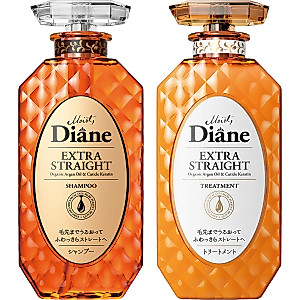Moist Diane Perfect Beauty Extra Straight Shampoo & birds - Tomento set 450ml × 2