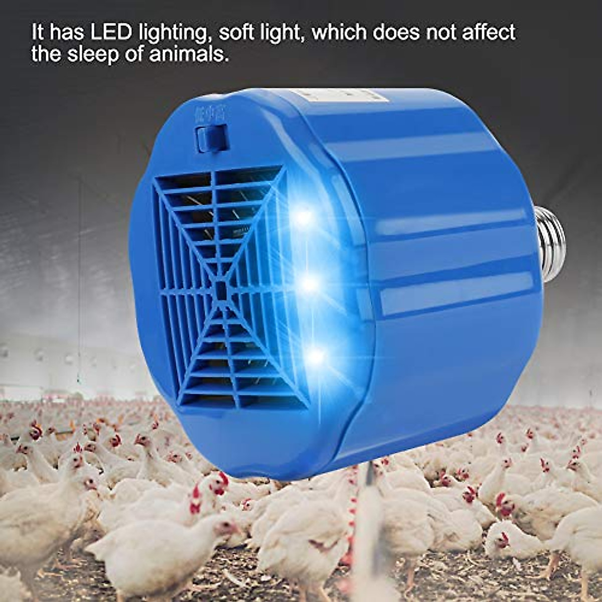 YWBL-WH Pet Heat Lamp 100-300W Cultivation Livestock Heating Lamp for Pet Chicken Coop Heat Lighting Tool