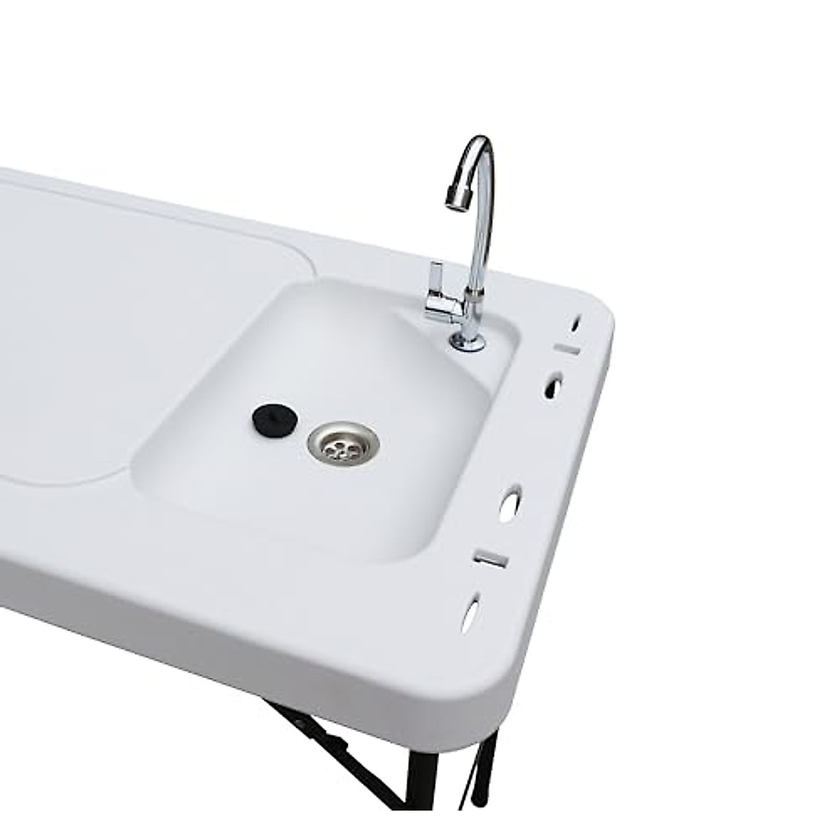 Old Cedar Outfitters Fish and Game Cleaning Table with Sink and Folding Legs