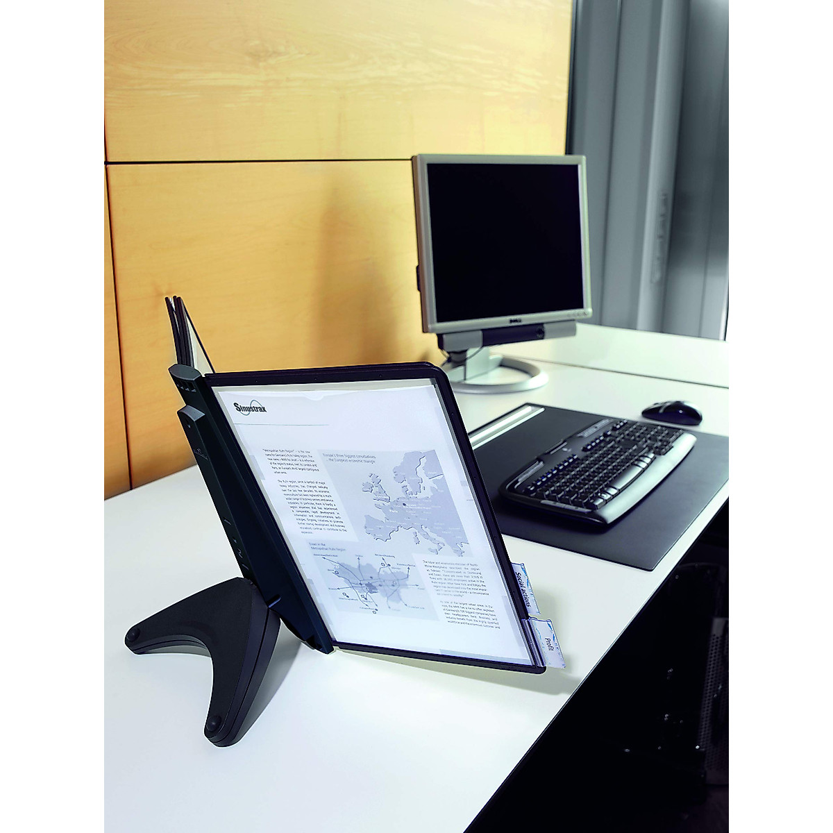 Durable SOHO Space Saving Reference Stand Desktop