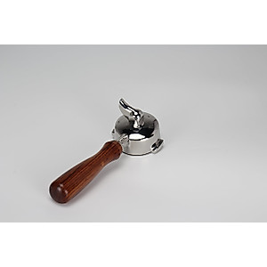 DIBTSA 58mm Portafilter Single Spout 2 Ears Compatible with E61 Group Head, Flair 58, ECM, Rocket, Sanremo, Synesso, Slayer, Espresso Machine Parts